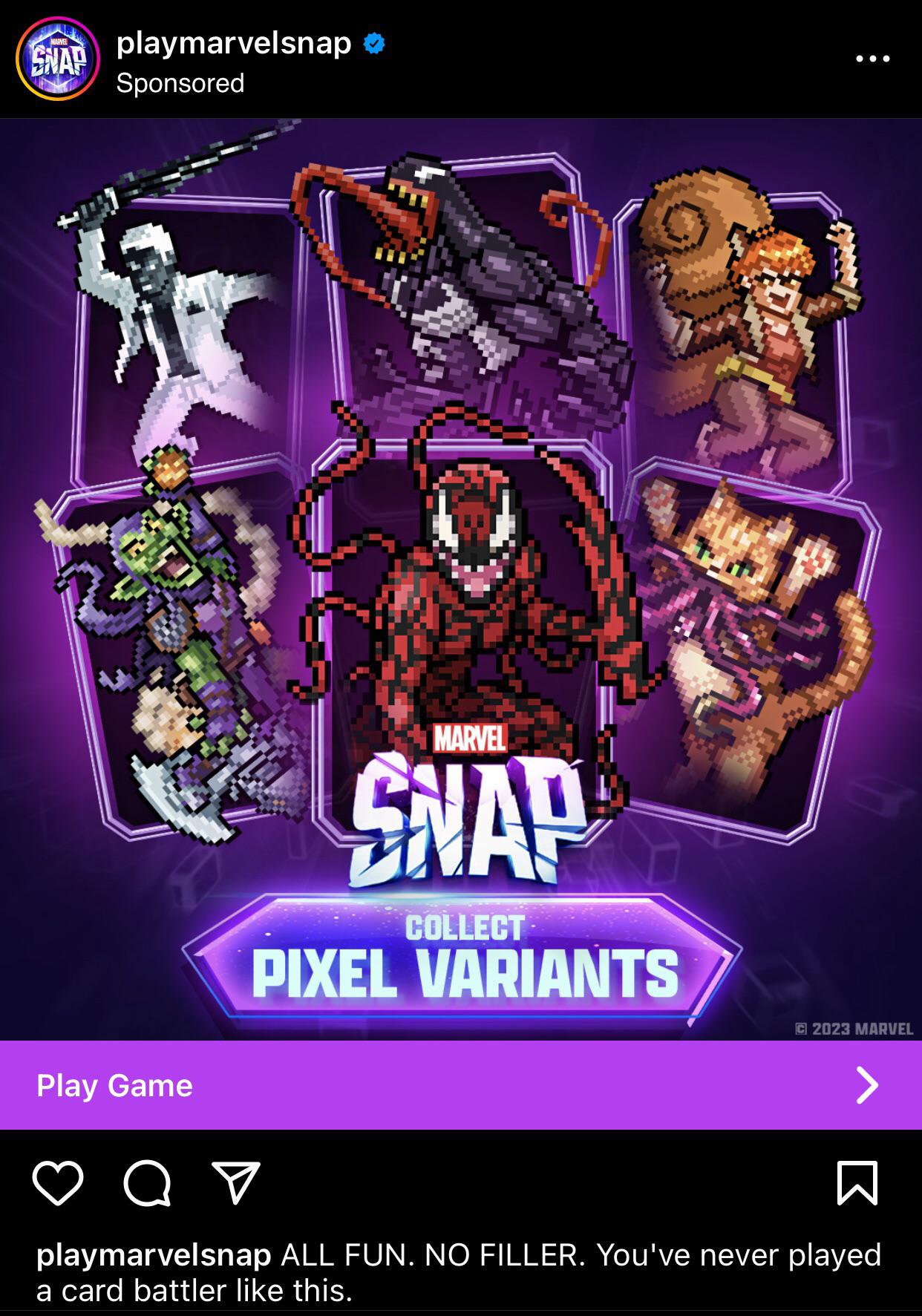 There is no escape from pixel variants :( | Scrolller