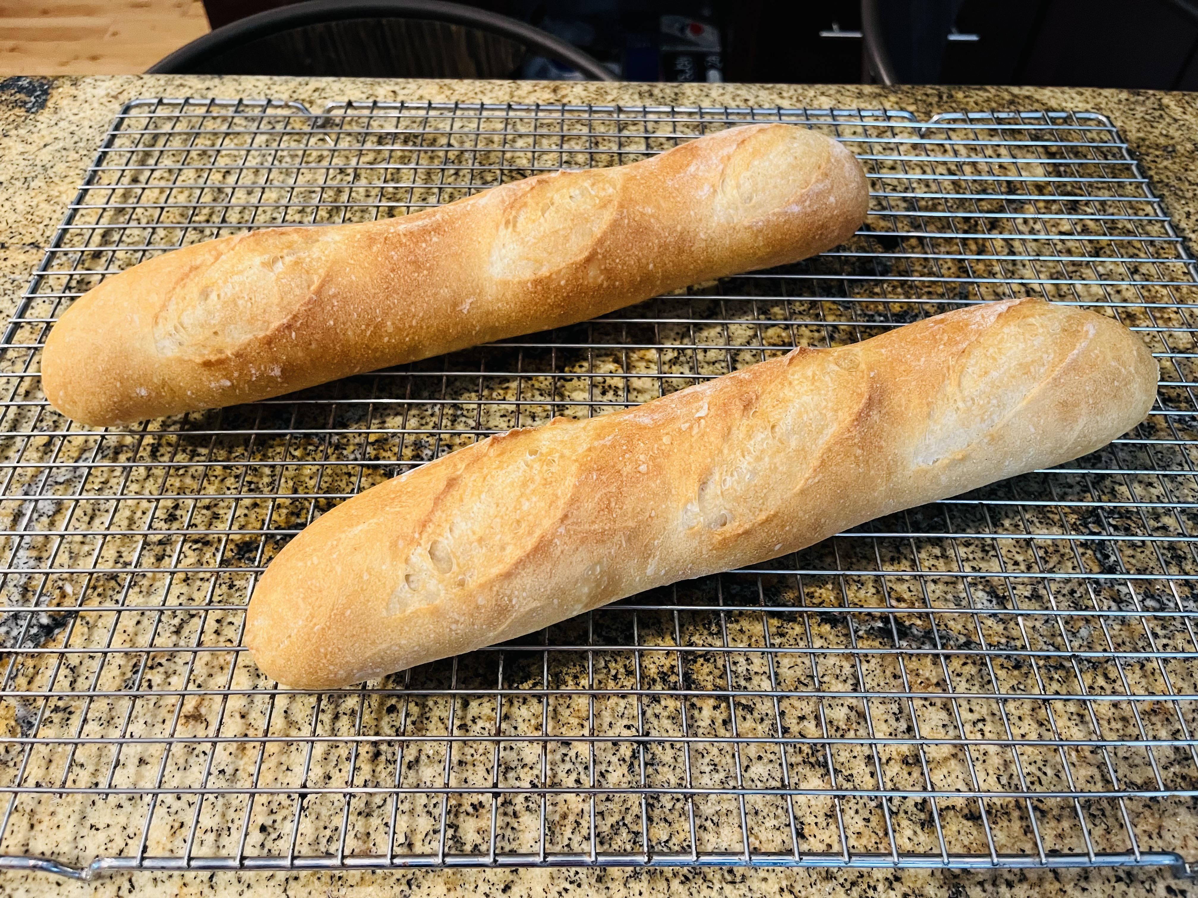 First baguette attempt! | Scrolller