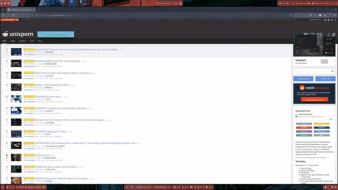[Hyprland] Finally making a move to Wayland. Loving the animations! | Scrolller