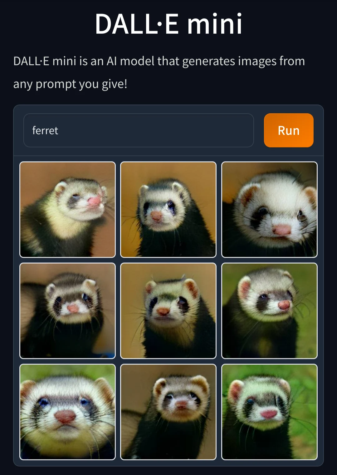 AI ferrets lookin a little derpy | Scrolller