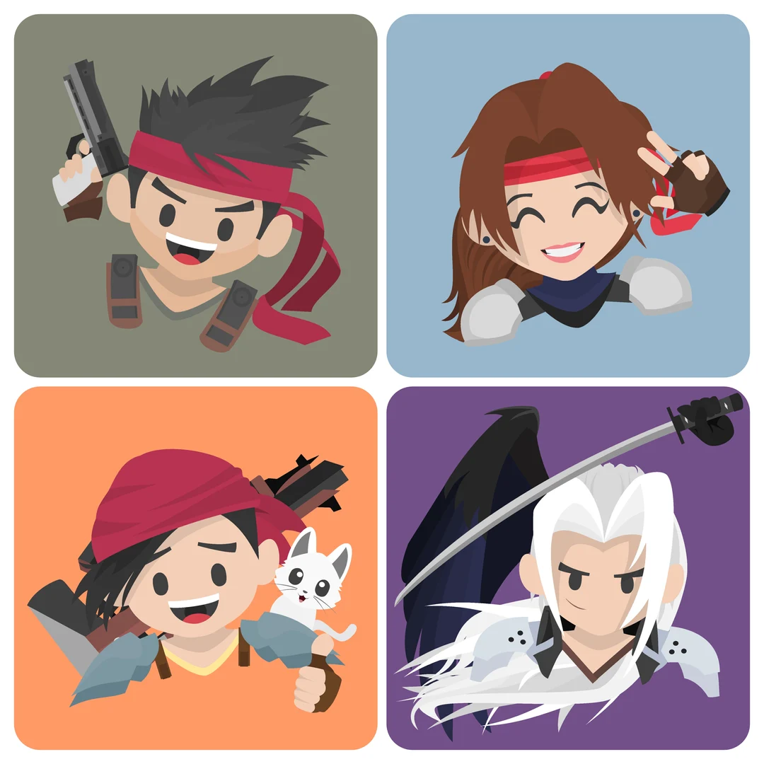 Added the avalanche (and best) trio to the FF icon collection I've been making and a newer ...
