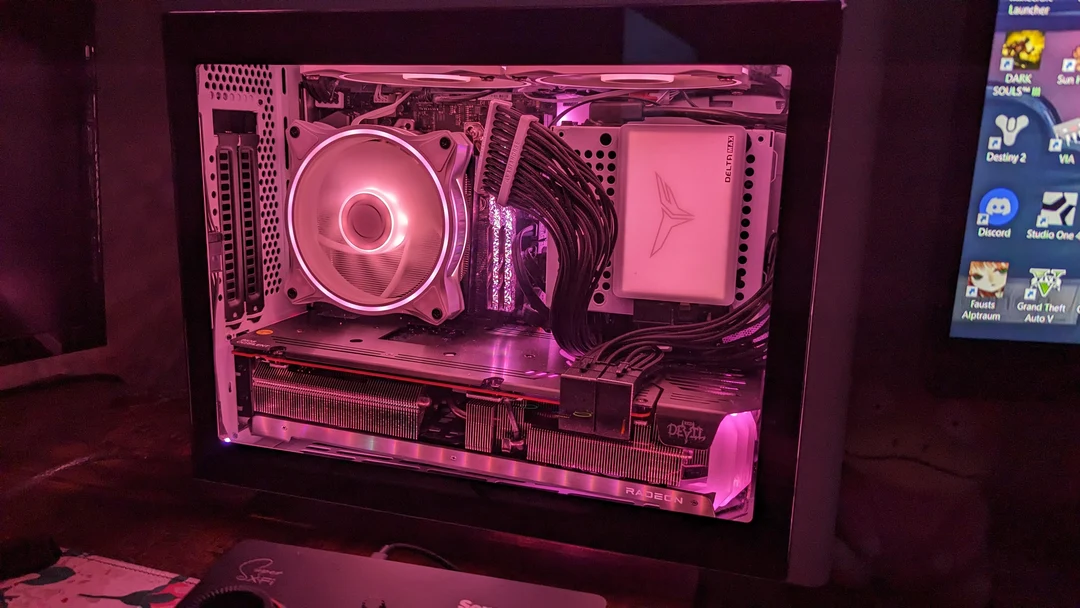 My NR200. 6800XT and 5700x. | Scrolller