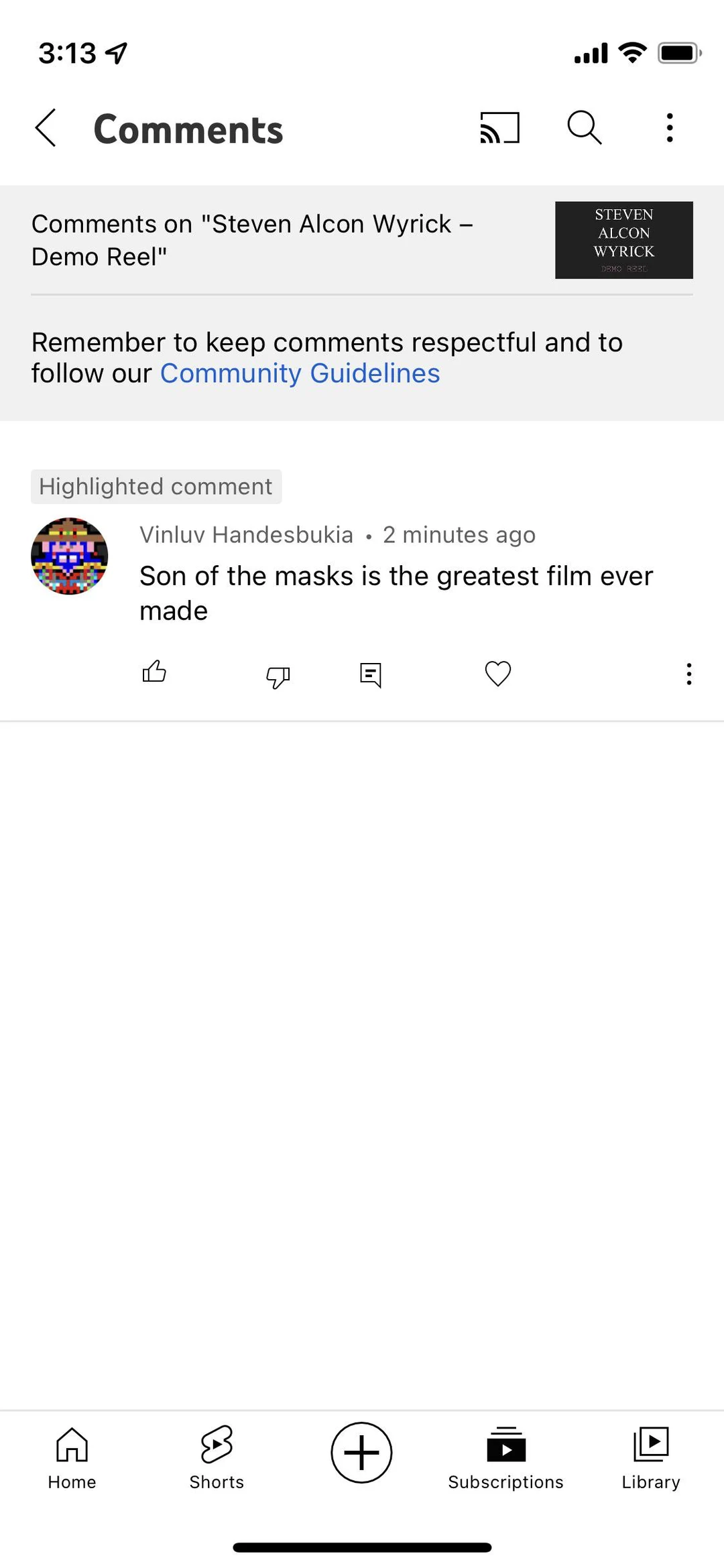 I’m a film composer (whose name is not Randy Edelman). I just got this comment on my demo reel ...