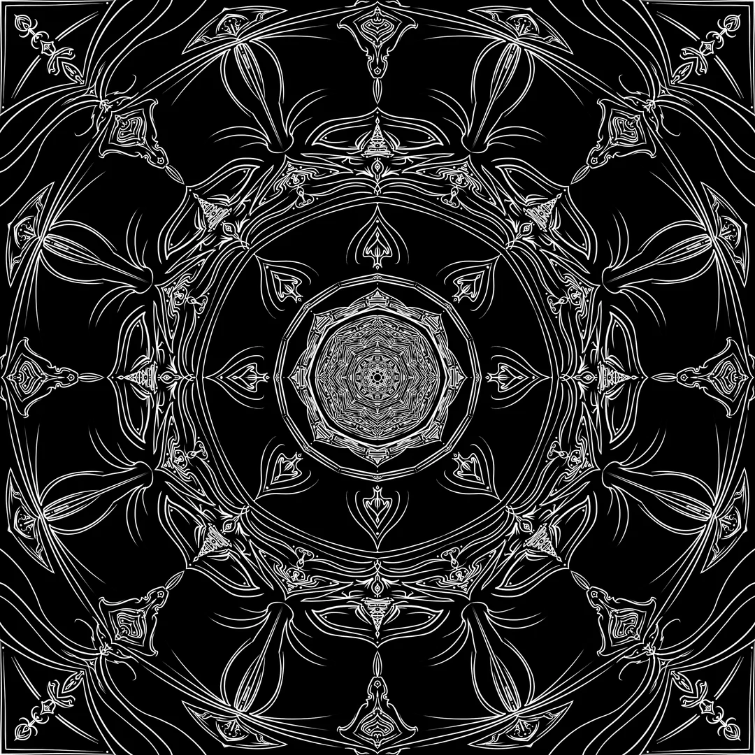 'Articulate' mandala, Jason Stutzman, digital, 2024 | Scrolller