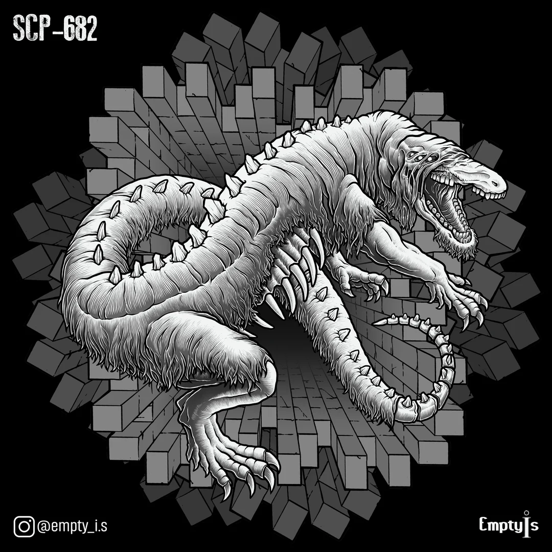 SCP-682 aka Hard to Destroy Reptile | Scrolller