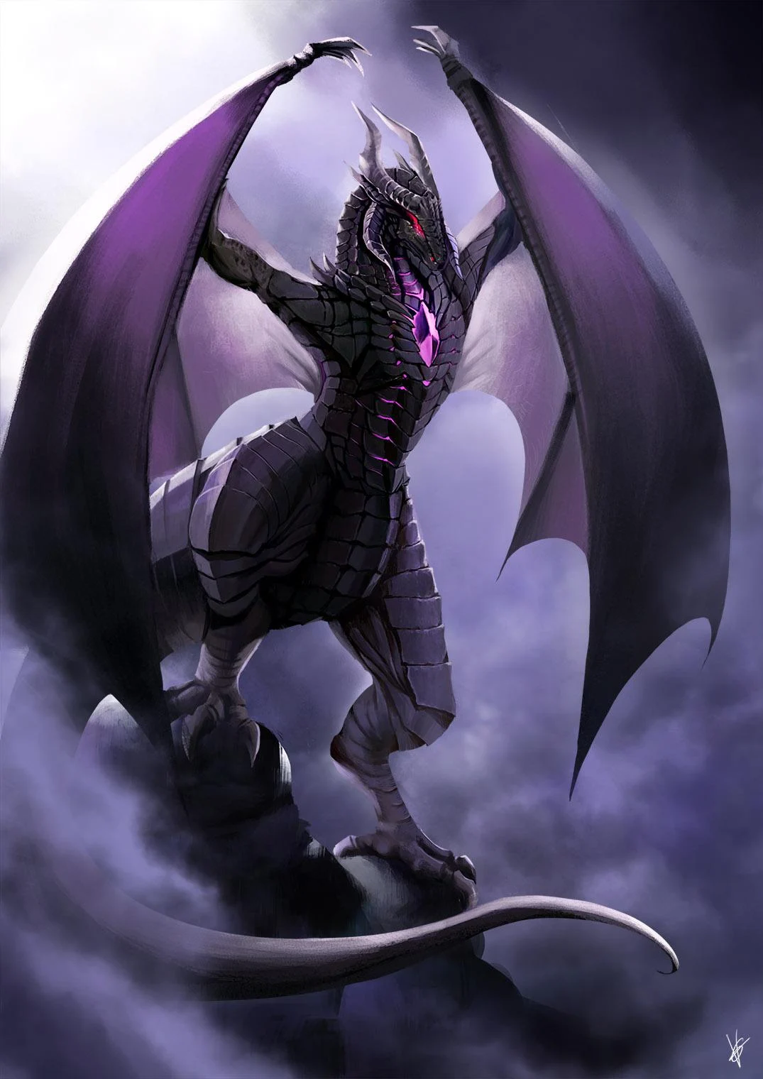 Mech’eresha the Obsidian Scaled Dragon | Scrolller