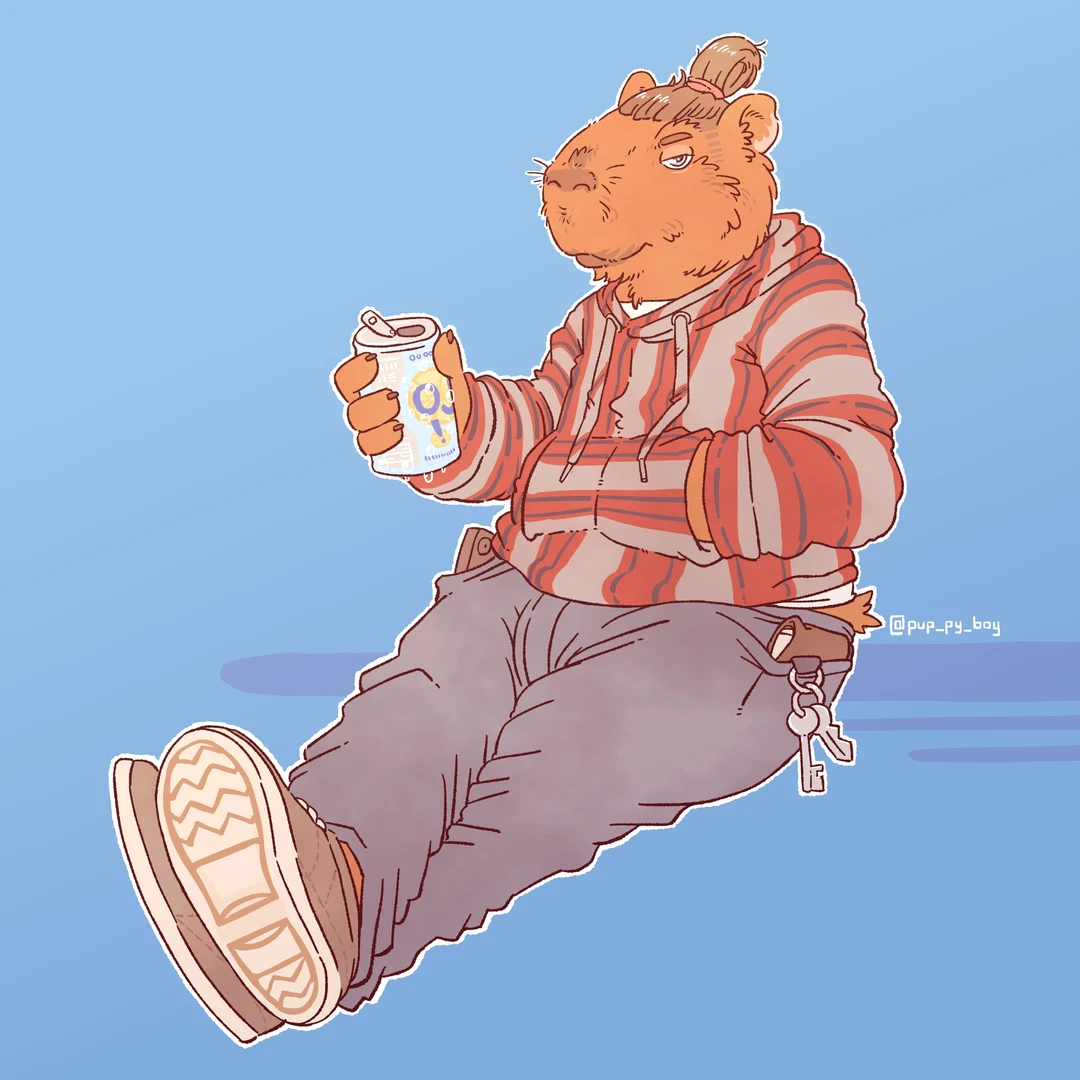 Cliff the capybara by puppyboy | Scrolller