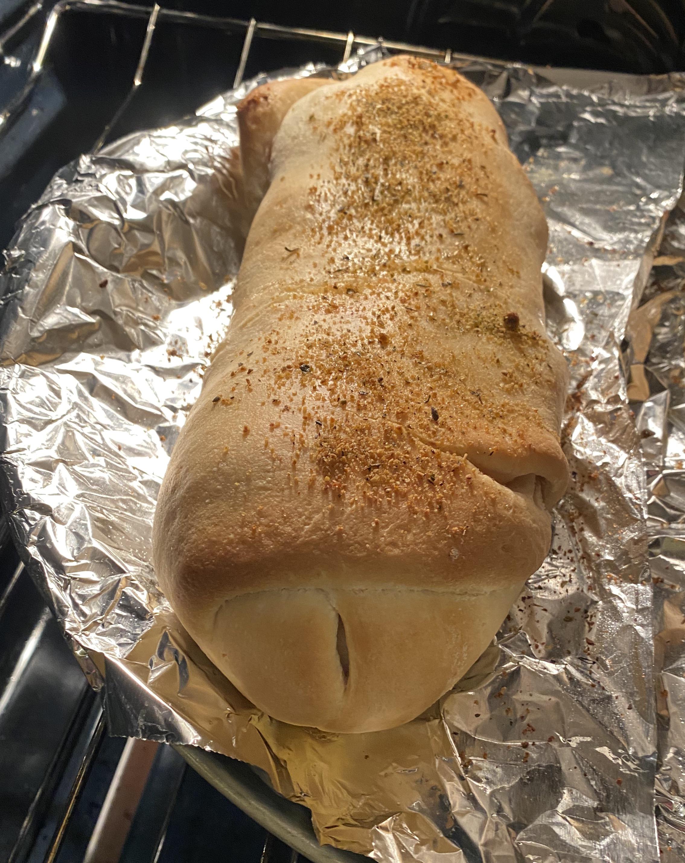 I made a “Reuben” Stromboli. Looks good! | Scrolller