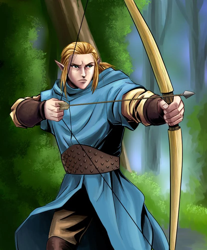 Elf Archer by me | Scrolller