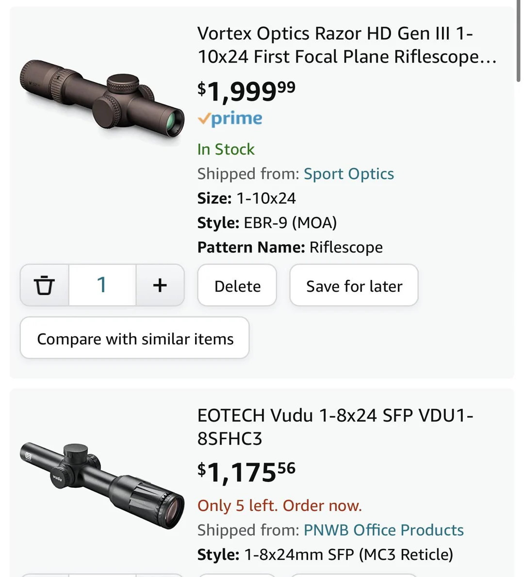 LPVO Selection | Scrolller