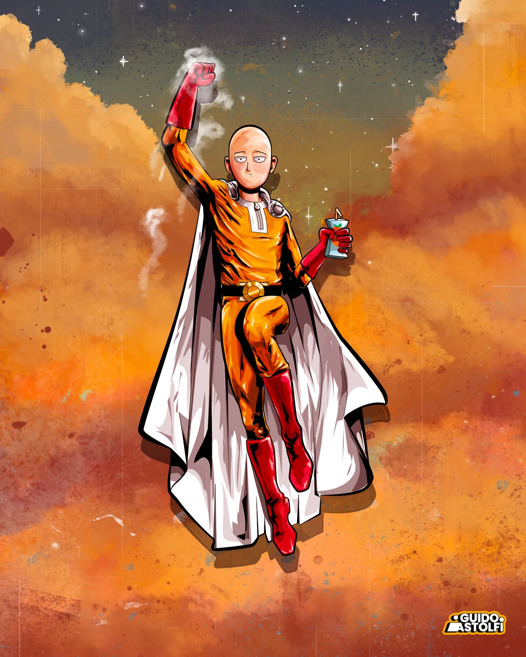 SAITAMA illustration | Scrolller