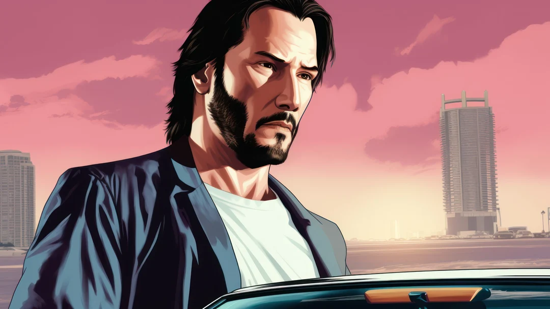 Keanu Reeves As GTA Character [1920x1080] | Scrolller