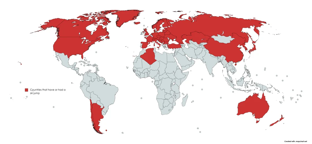 Countries that have or had a ski jump | Scrolller