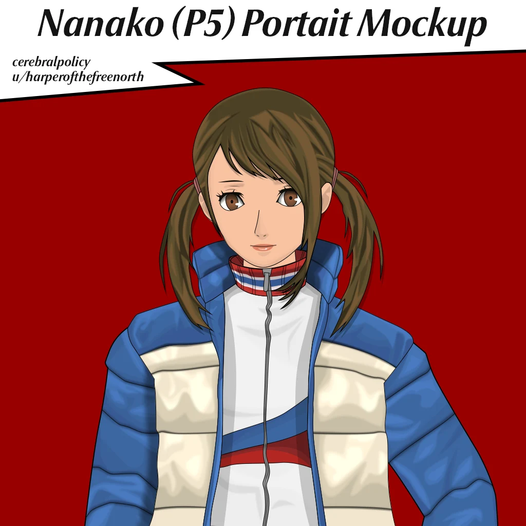 Finished the Nanako Portrait | Scrolller