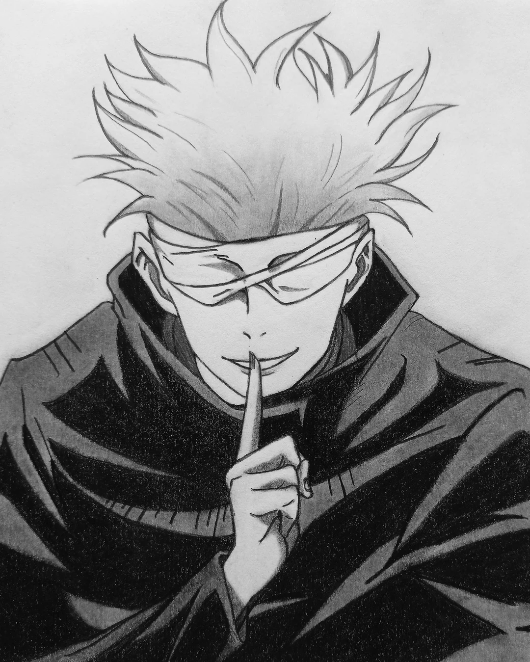 [ART] i drew gojo from jujutsu kaisen | Scrolller