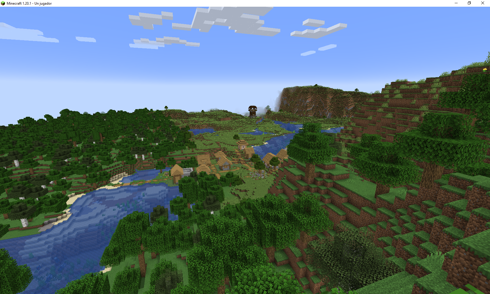 How rare is this? A village with a nearby outpost. | Scrolller