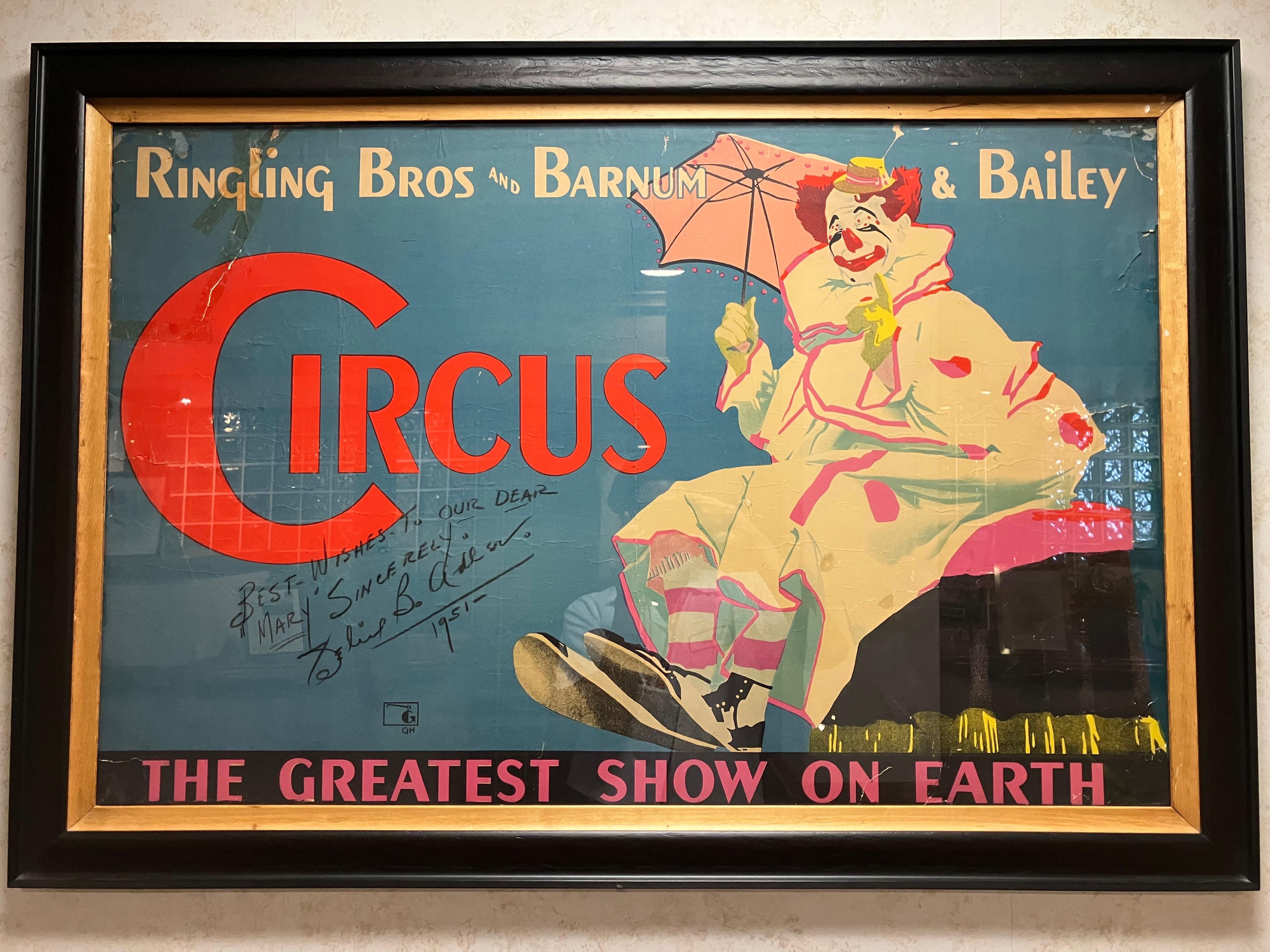 This poster from a circus from 1950’s | Scrolller