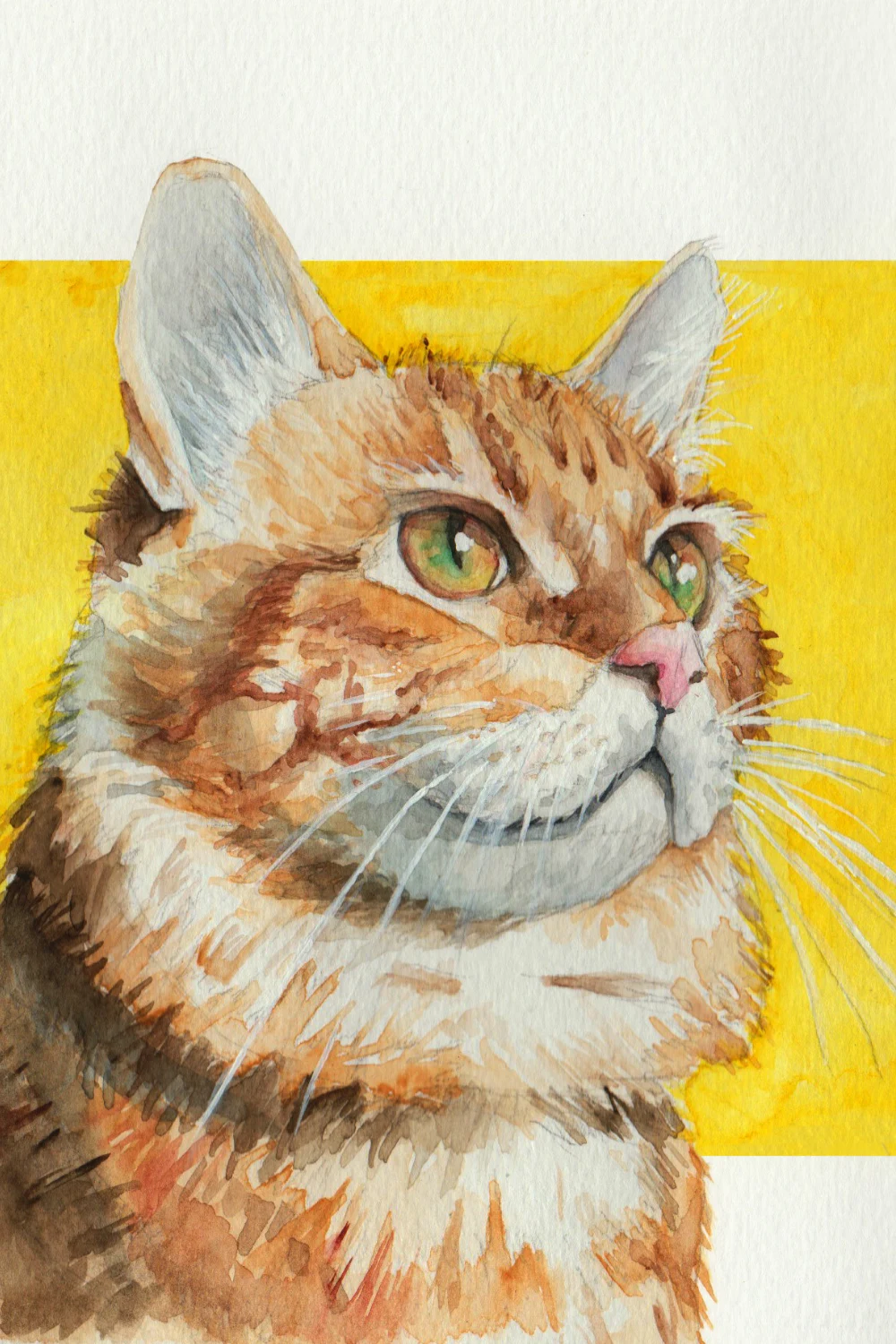 Sherlock Cat, Me, Watercolor, 2020 | Scrolller