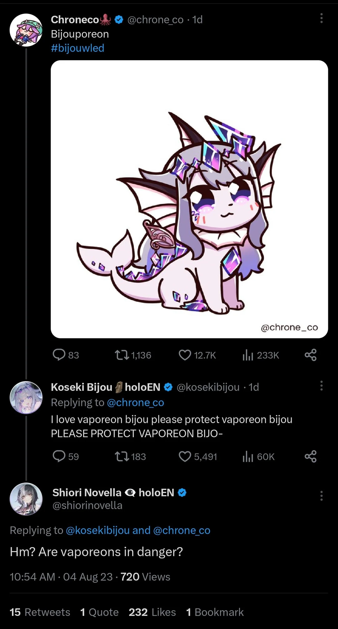 Bijou has been turned into a Vaporeon... | Scrolller