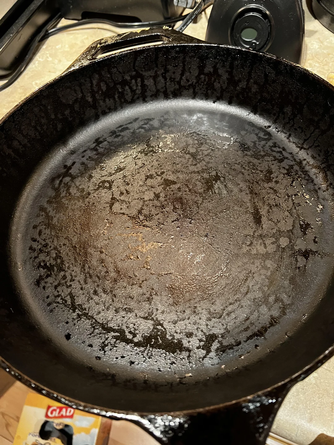 “Attempted” first time seasoning. What did i do wrong? | Scrolller