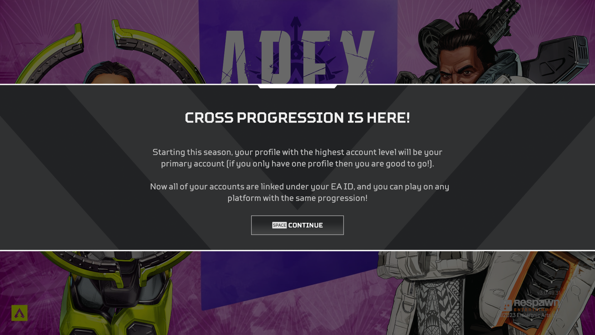 Just got Cross progression so be patient | Scrolller