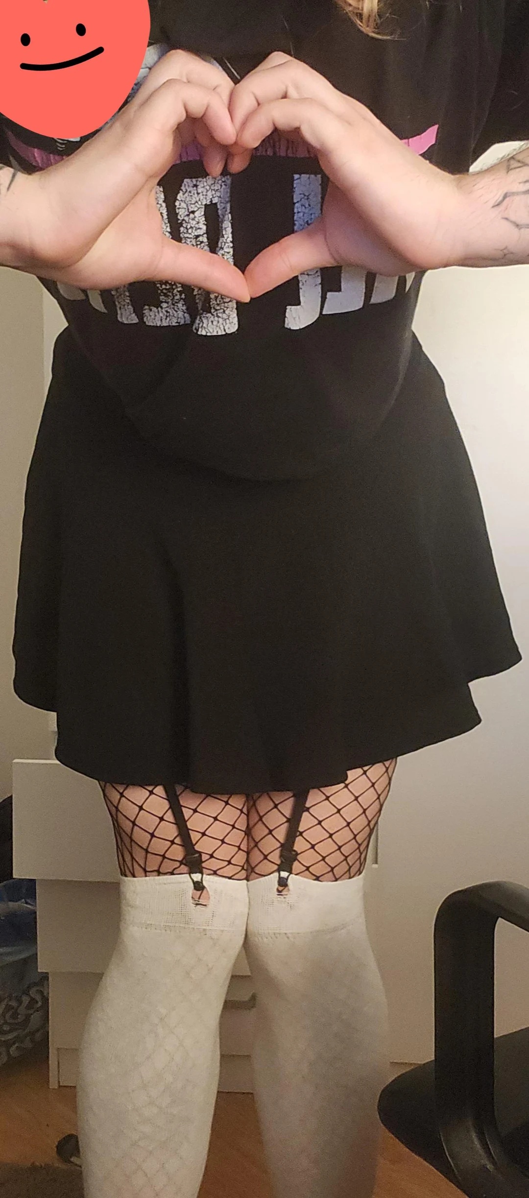 Just outfit pic I love those thigh highs, but garter belt was not a team player | Scrolller