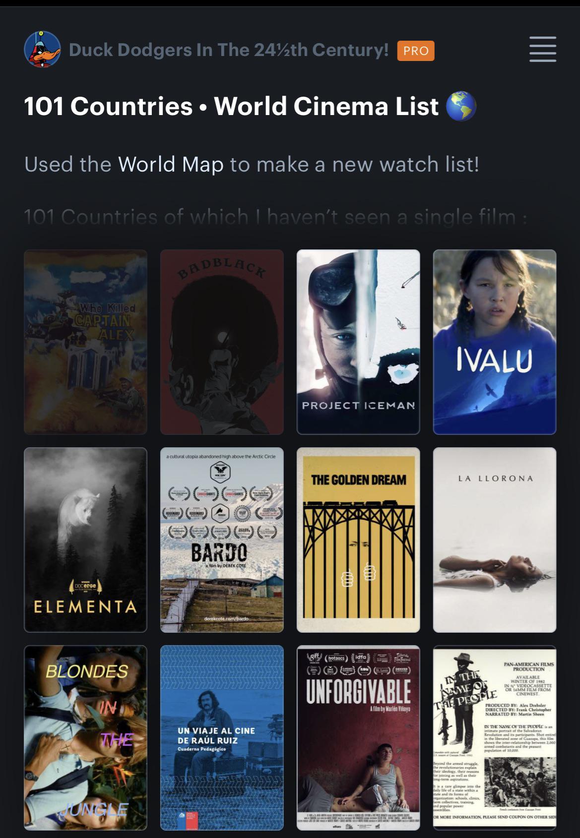 Any recommendations?? World Cinema Watchlist | Scrolller