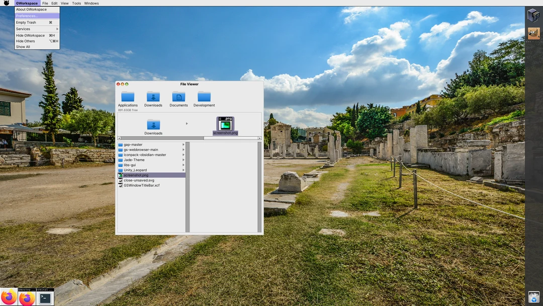 [GNUstep] A little peek at my work-in-progress GNUstep theme for my little desktop environment ...