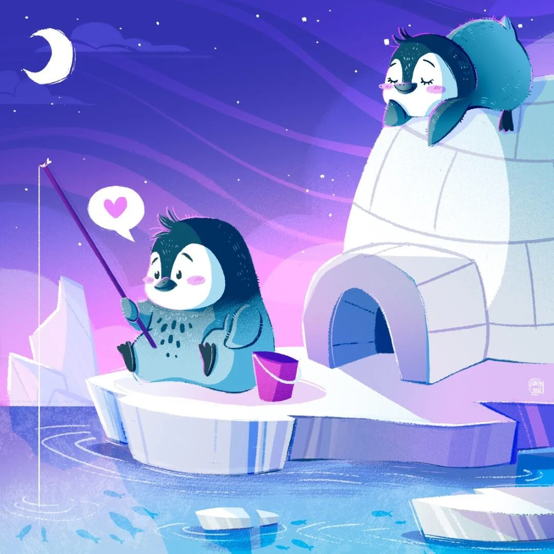 Penguins in Love by Daisy Ingrosso | Scrolller