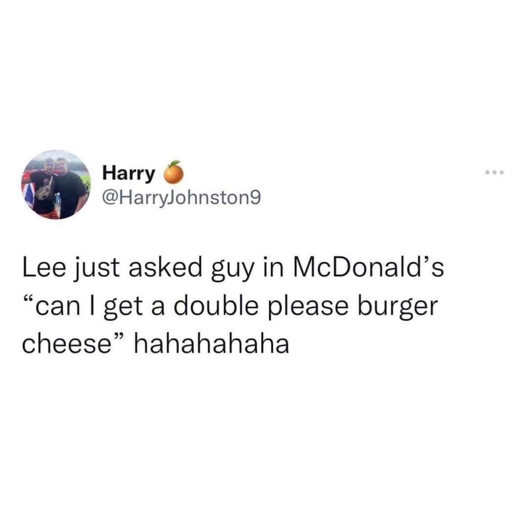 Bloody hell, Lee! You're out of control mate haha | Scrolller