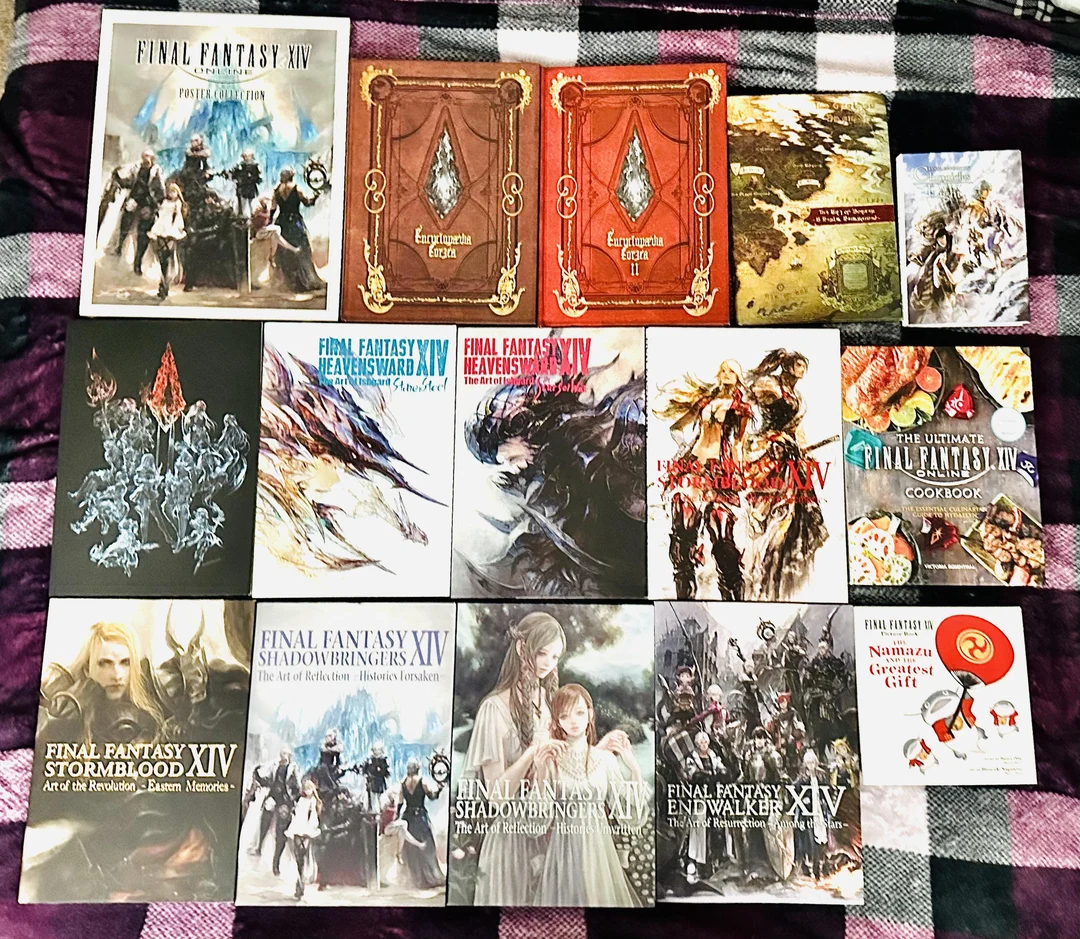 Thanks to my amazing hubby, my FFXIV book collection is complete! | Scrolller