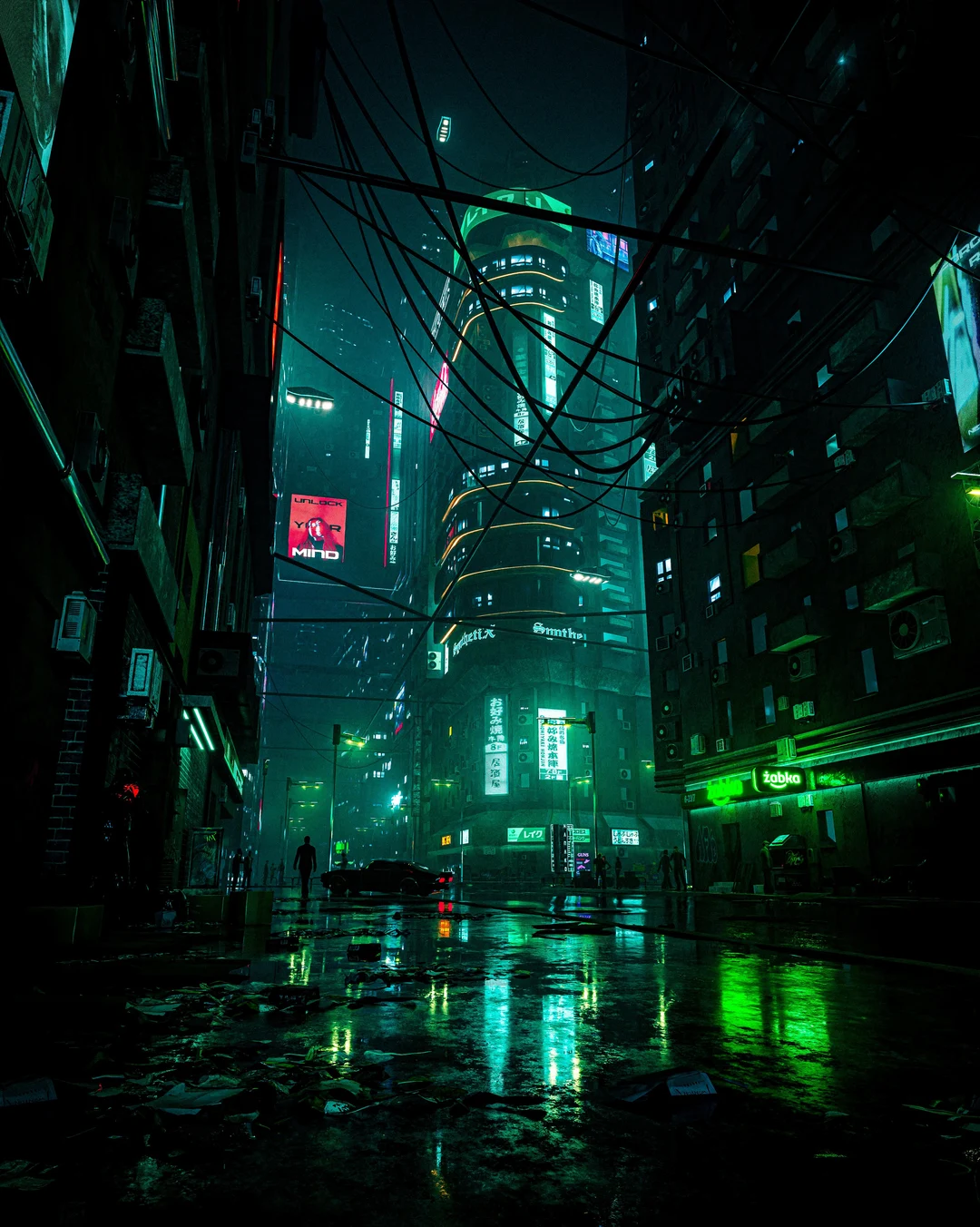 A Glimpse into the Dystopian Future, Patryk Babski , 3D Art , 2023 | Scrolller