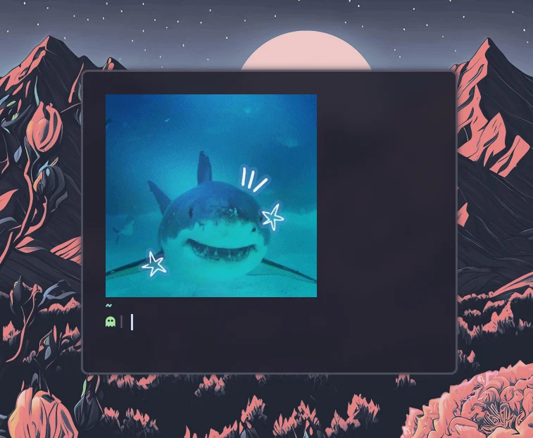 [OC] random cute sharks in your terminal | Scrolller