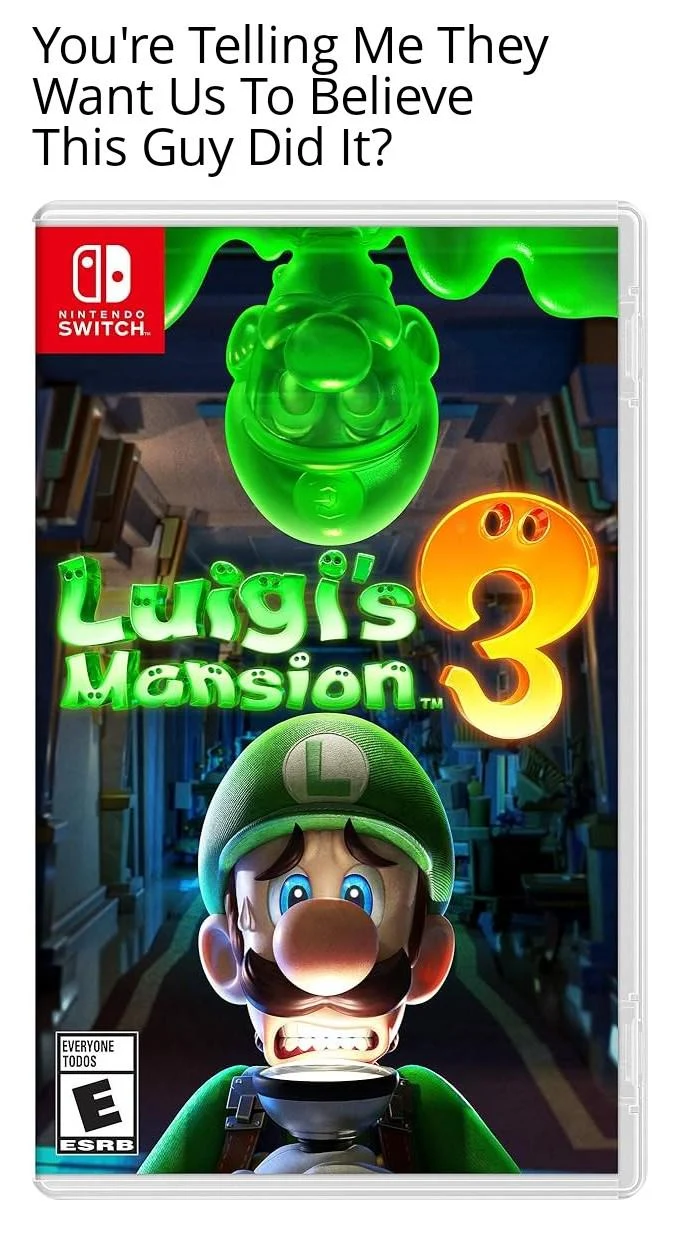They Confirmed His Name Is Luigi Mansion (Man-See-Own) | Scrolller