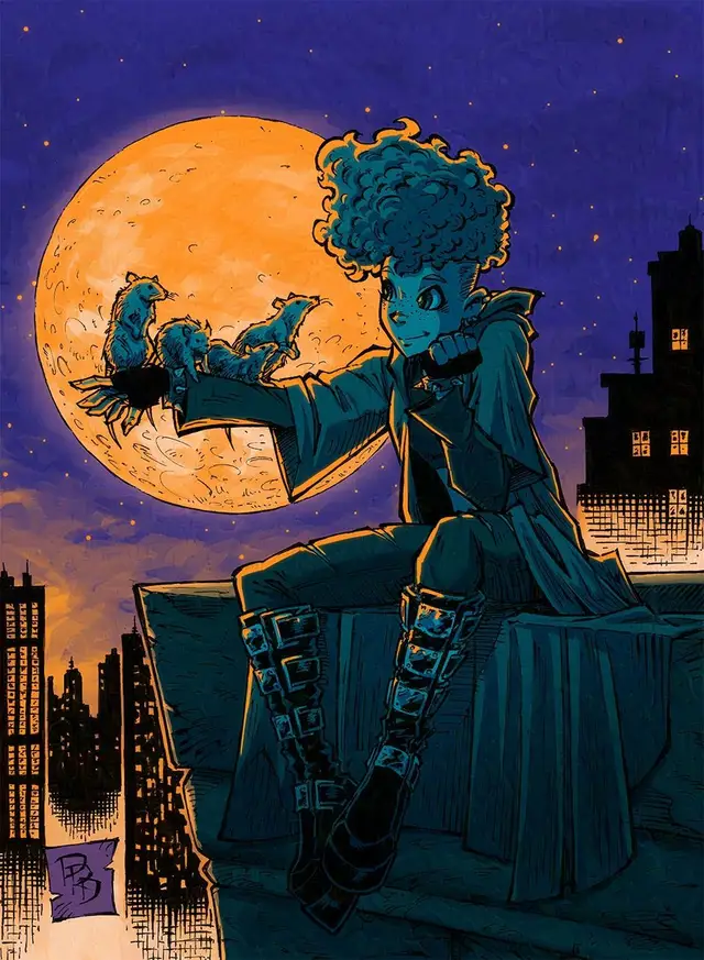 My newest artwork and this time it's for an actual comicbook as I just got signed by Next Step ...