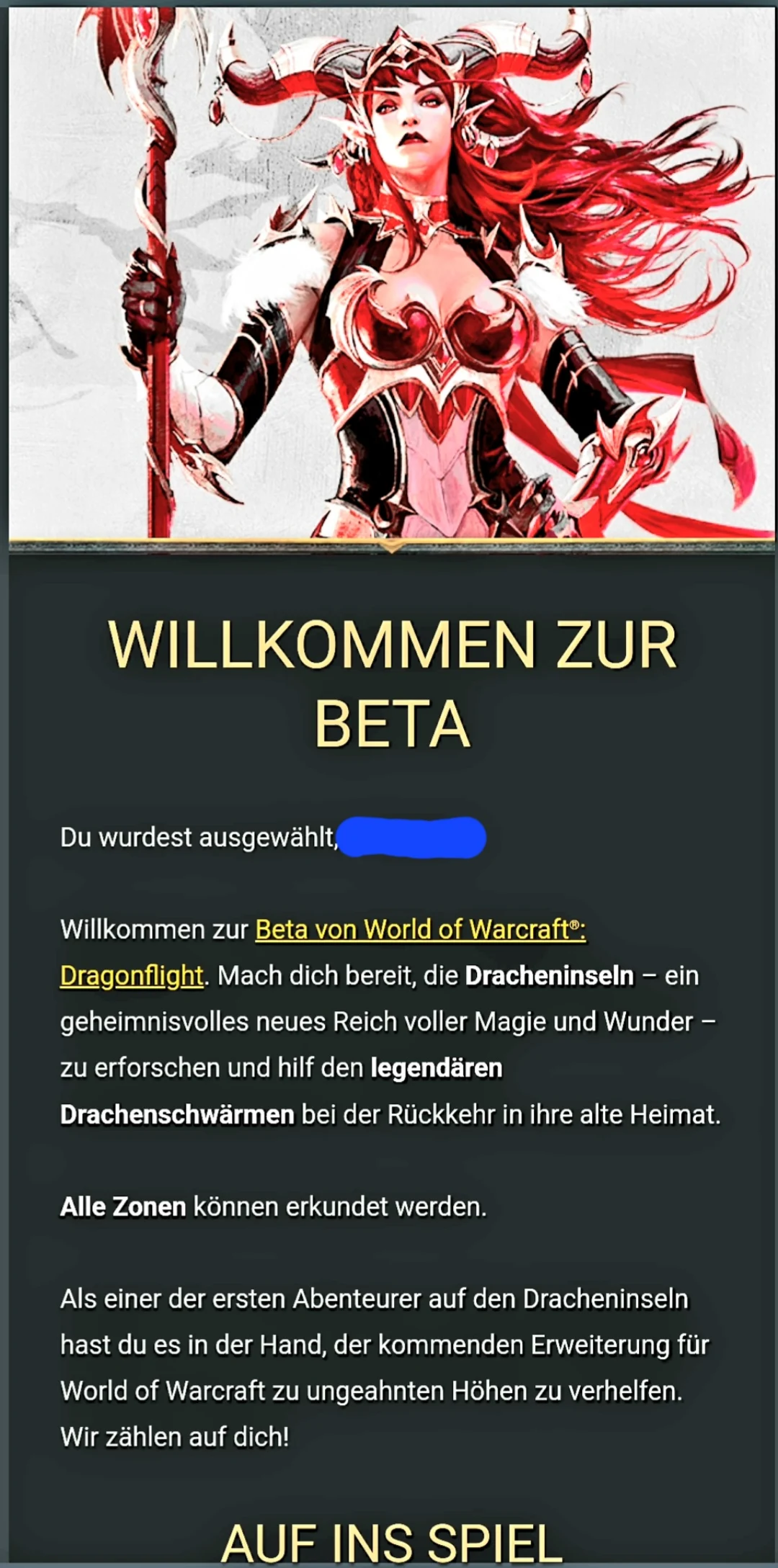 Thanx Blizzard... Now got an Beta Inv. | Scrolller