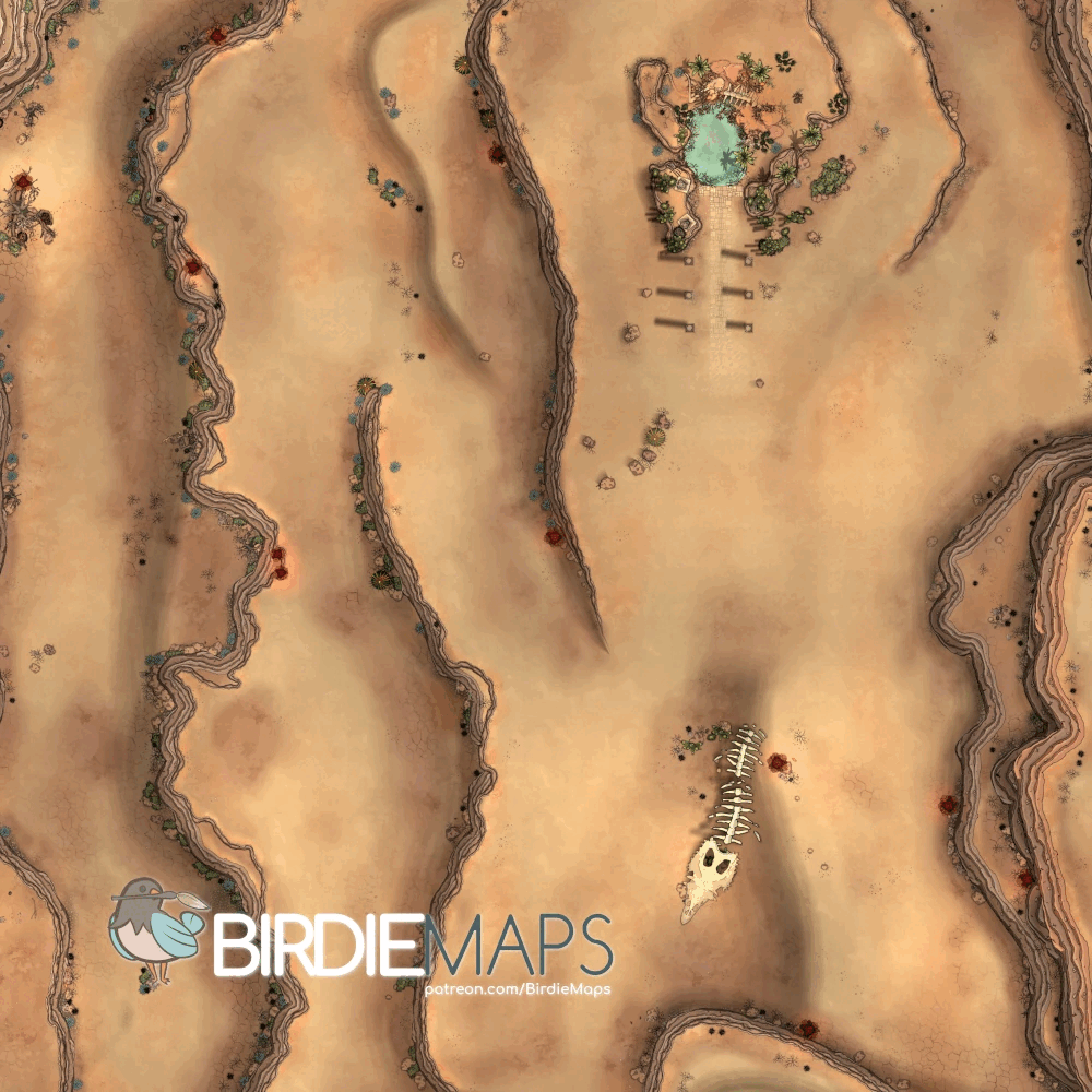 [FREE] Huge Desert Map with oasis [100x100] | Scrolller