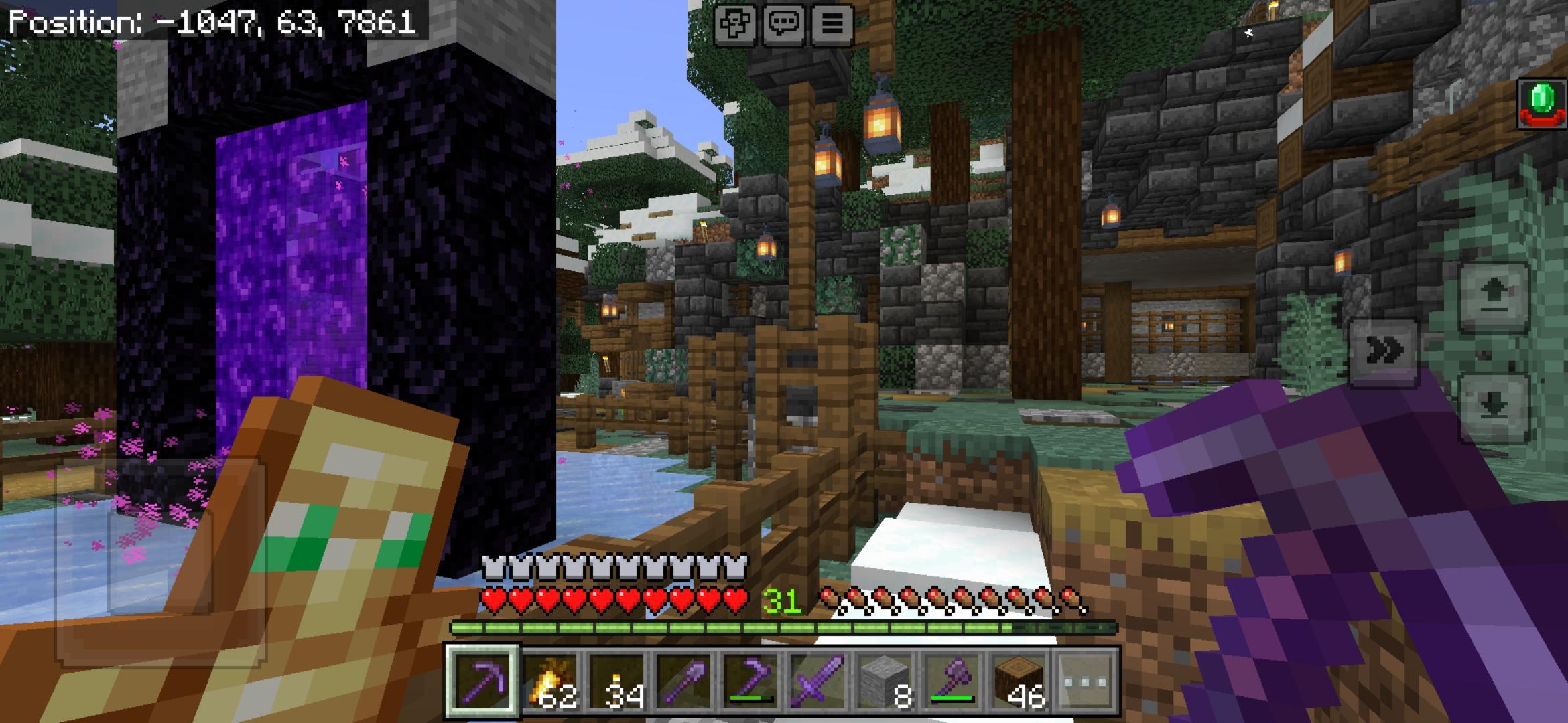 Discover more like Minecraft: My new base so far, near the end portal and Related Content ...