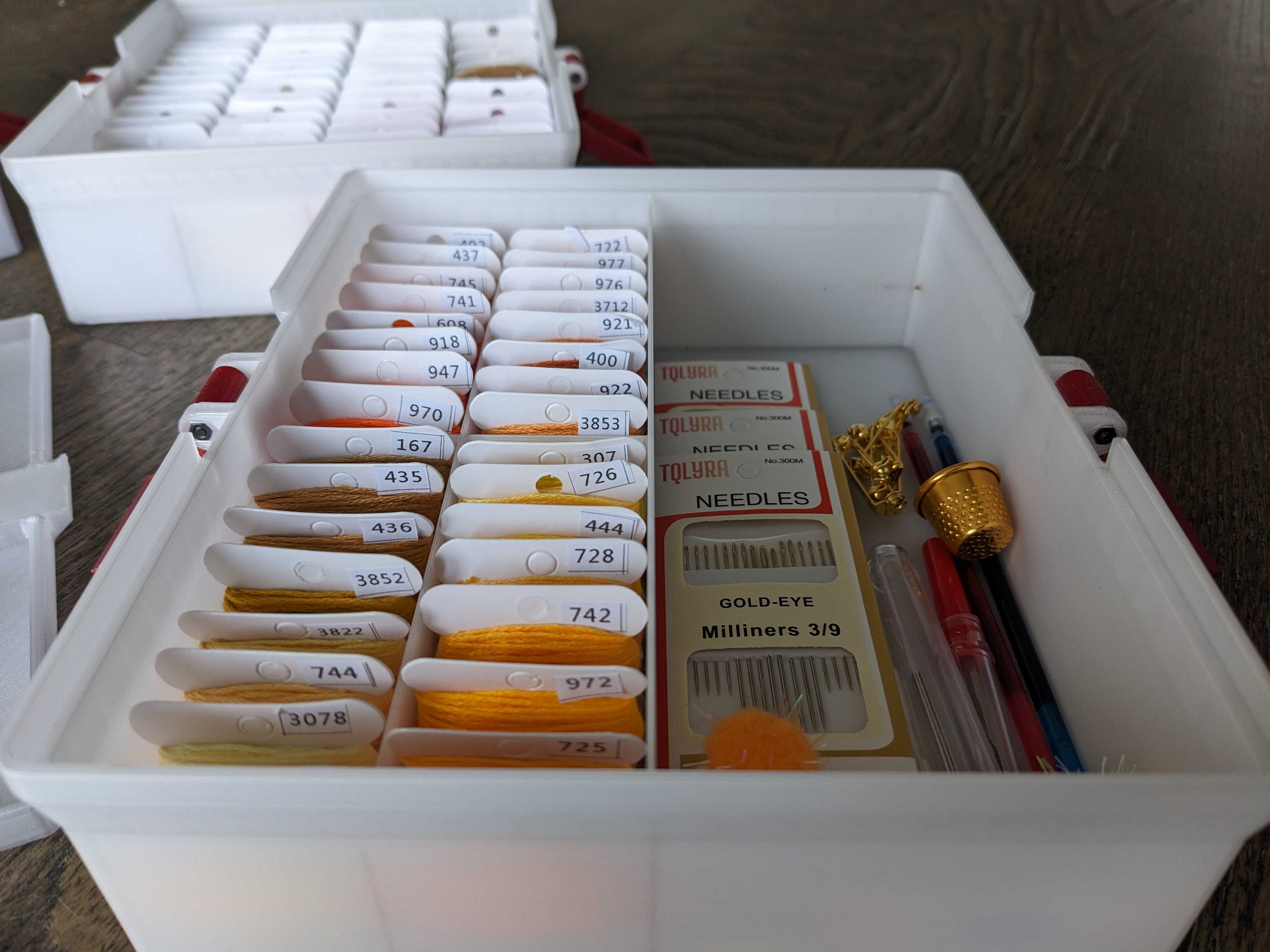 Stackable Embroidery Floss Storage Case | Scrolller