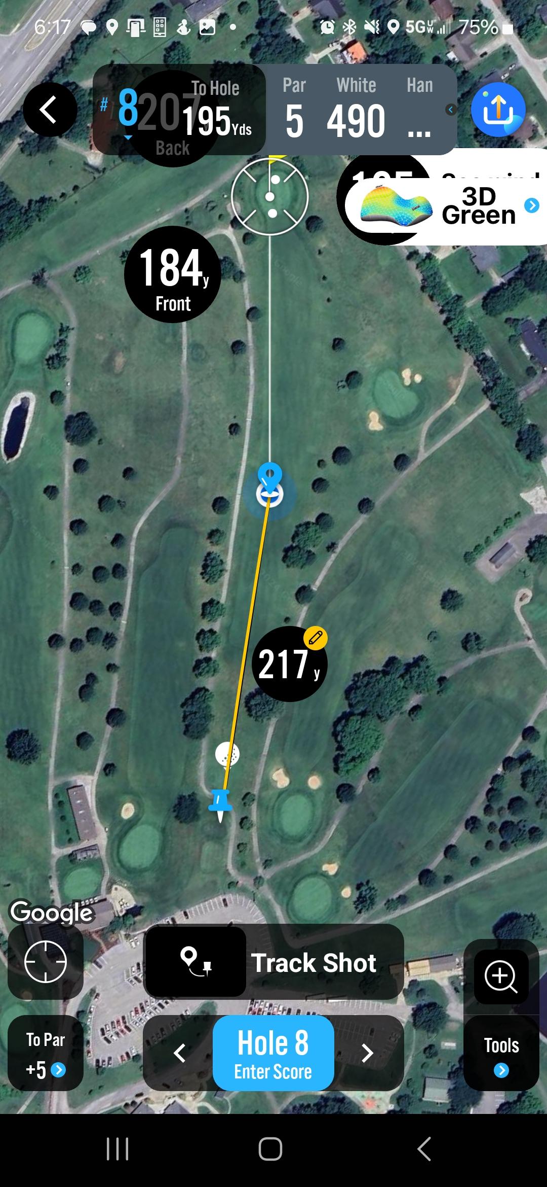 Got my first Eagle on a par 5 | Scrolller