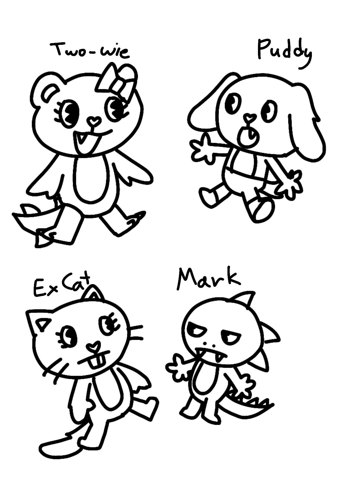 4 Characters in Happy tree friends oc names | Scrolller