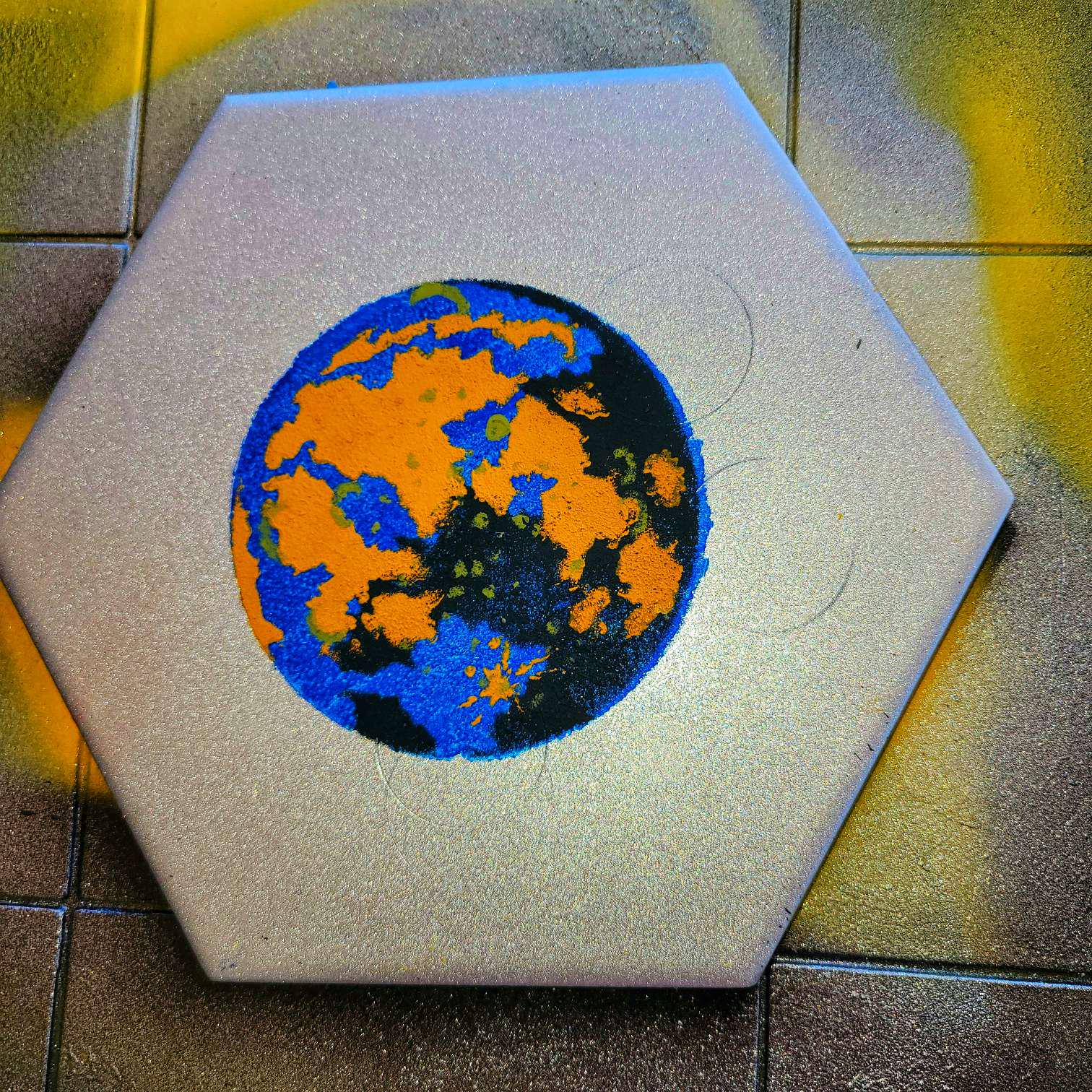 4-Layer Moon Stencil. | Scrolller