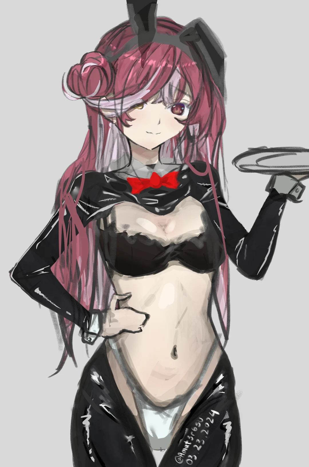 Rough Artwork of Houshou Marine (Bunny girl Ed.) | Scrolller