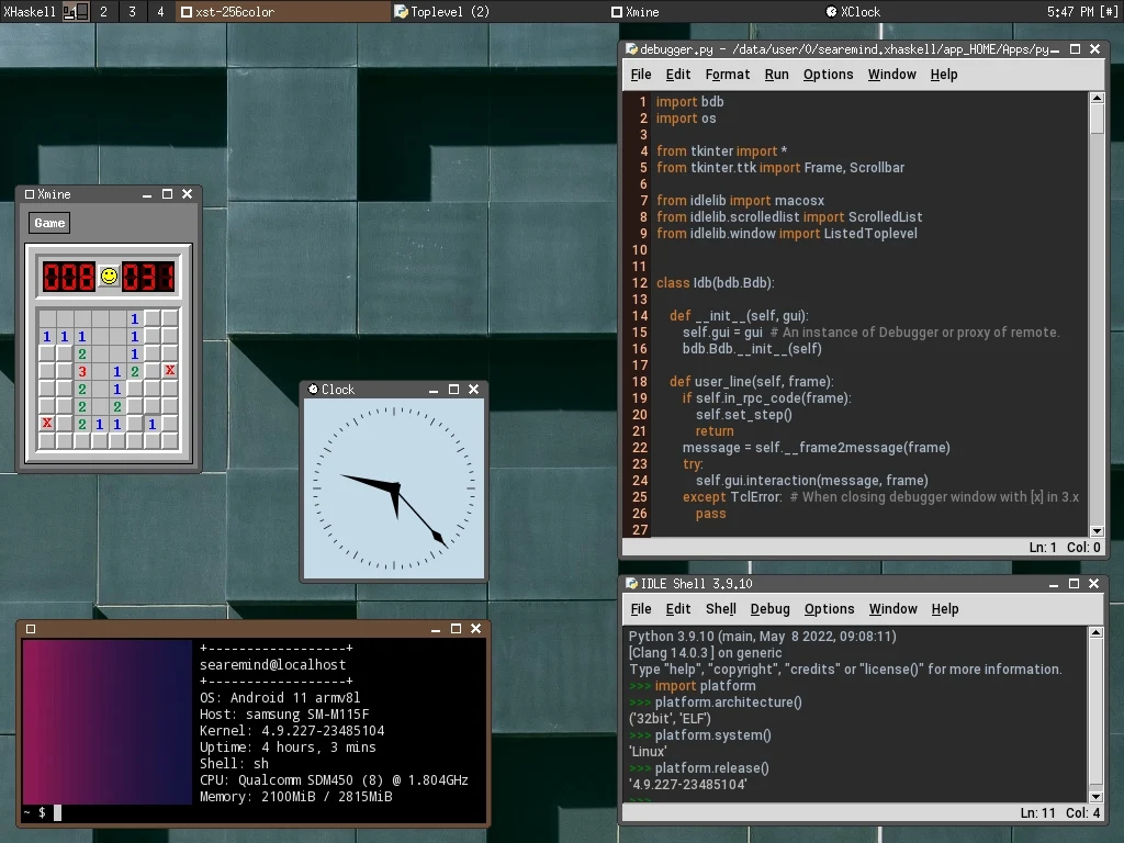 [jwm] i finally have a bar on my desktop ( ‿ ) | Scrolller