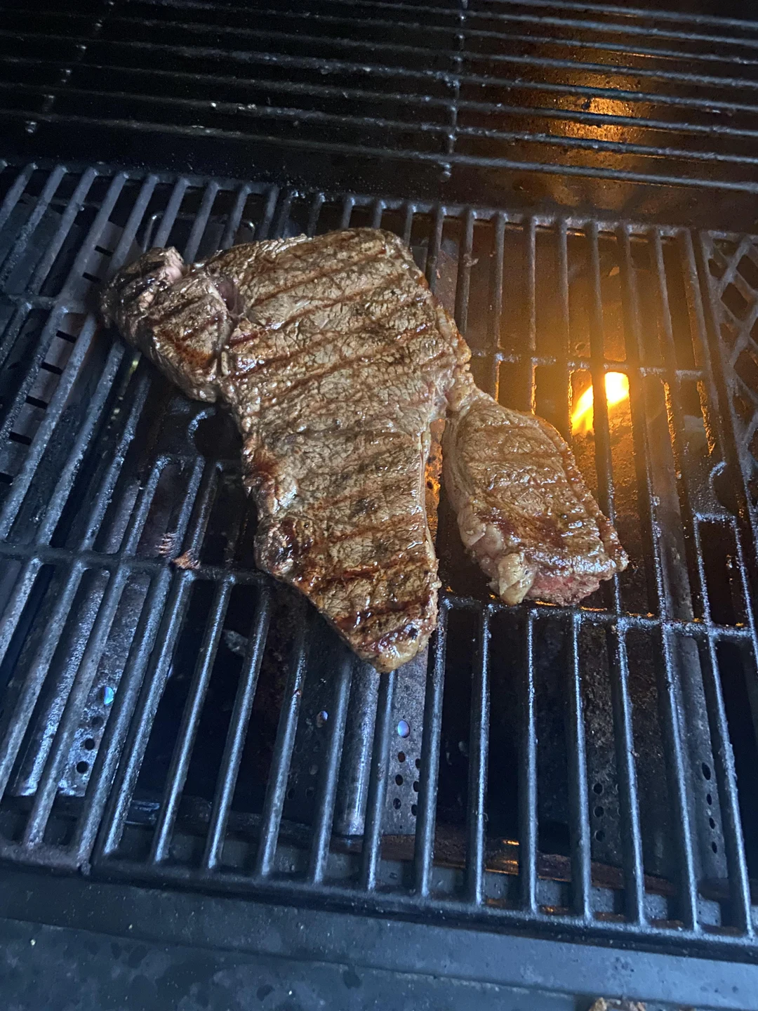 Grilling a nice sirloin | Scrolller