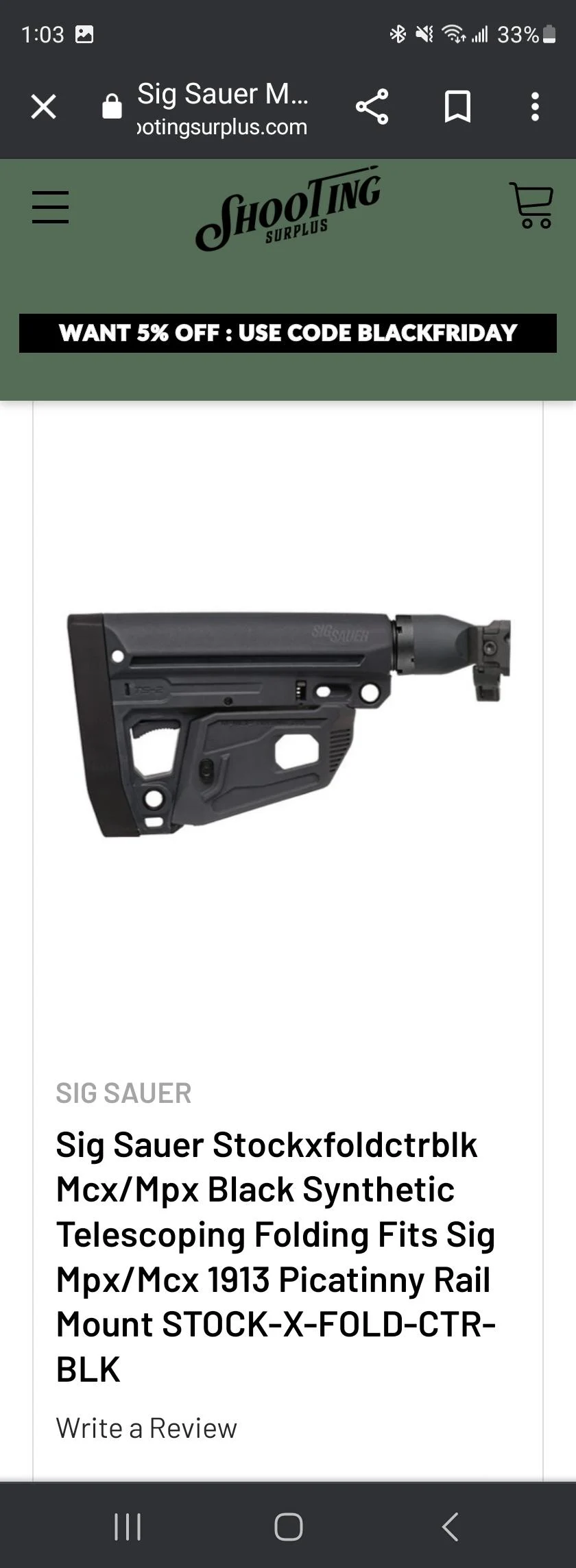 MCX side folder stock help | Scrolller