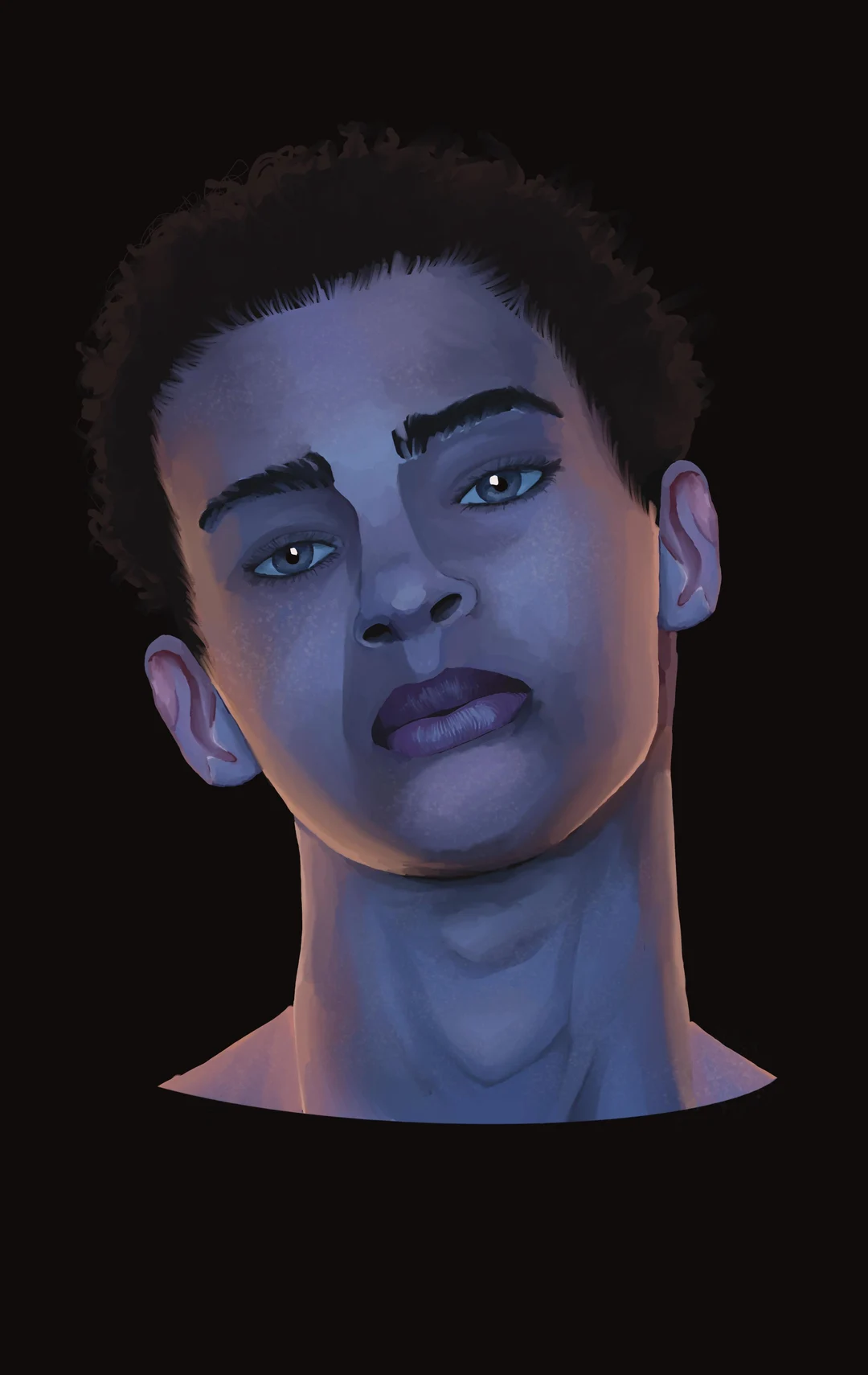 Cyanide, Me, Digital (procreate), 2023 | Scrolller