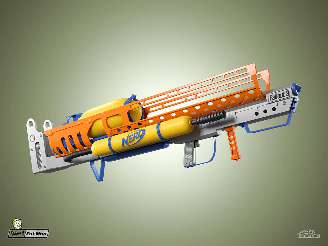 If the Fatman from Fallout 3 was a Nerf gun | Scrolller