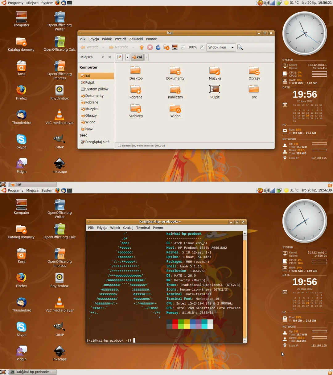 [MATE] Arch, but it's Ubuntu in 2008 | Scrolller