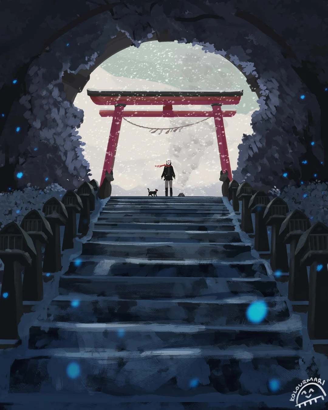 Wanderer, Kolourmari, Digital, 2023 | Scrolller